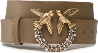 Pinko Pinko, Femme, Accessoires, Brun, Taille: M Love Jewel Hips Simply Belt