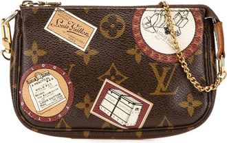 Louis Vuitton Crossbody Bags - Monogram Patch Mini Pochette Accessoires - Gr. unisize - in Braun - für Damen