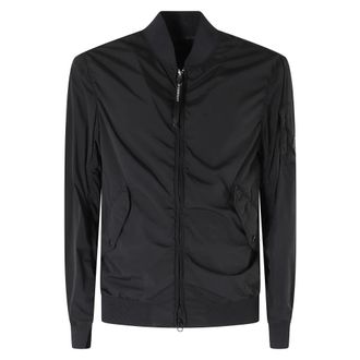 C.P. Company C.p. Company, Homme, Vestes, Noir, Taille: S Blouson court Outerwear en Nycra R