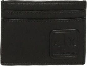 A|X Armani Exchange Kartenetui mit glatter Textur - - Accessories - Herren - Schwarzk - ONE SIZE
