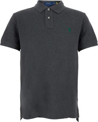 Polo Ralph Lauren Homme, Tops, Gris, Taille: 2XL Slim Fit Polo