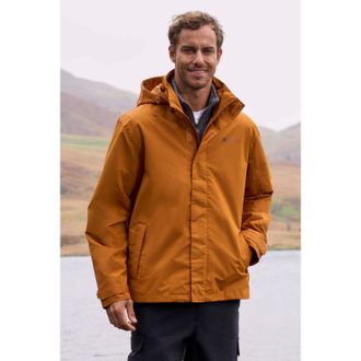 Mountain Warehouse Fell II Jacke 3 in 1 für Herren (Dunkel Orange)