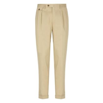 BRIGLIA 1949 Beige Baumwollhose mit Taschen - - Trousers - Herren - Beige - S