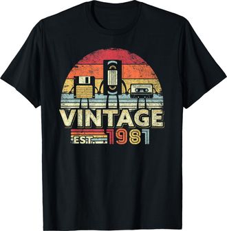 Pack A Punch 1981 Shirt. Geburtstag Jahrgang T-Shirt. Retro Vintage Tee T-Shirt