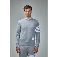 Thom Browne Classic Sweatshirt In Classic Loopback