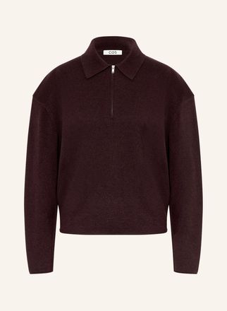 COS Cos Strick-Poloshirt rot