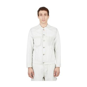 Maison Margiela Conceptual Denim Jacke - - Jackets - Herren - Wei&szlig; - S