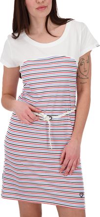Alife And Kickin Alife and Kickin Damen ClariceAK Dress Sommerkleid Kleid, White, M