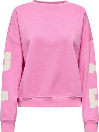 Only Sweatshirt ONLSWEAT L/S BACK/SLEEVE PRINT SWT NOOS