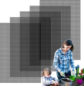 Generic Netzeinsatz f&uuml;r Blument&ouml;pfe, rechteckig, auslaufsicher, Unterseite f&uuml;r Bonsai-Blument&ouml;pfe, 20 x 30 cm, 5 St&uuml;ck Gartenzubeh&ouml;r f&uuml;r Frauen