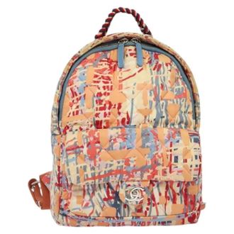 Chanel Pre-owned Coton sacs-dos - Femme - Pre-owned - Multicolore - Taille: ONE Size
