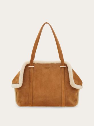 Ferragamo Damen Totebag (M) Braun
