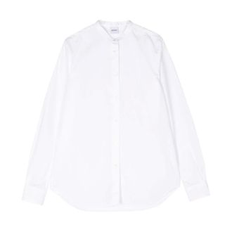 Aspesi Femme, Blouses et Chemises, Blanc, Taille: 36 FR Chemise Popeline M&eacute;lange de Coton