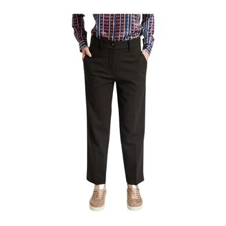 Nine In The Morning Regular Fit Zeitlose Hose - - Trousers - Damen - Braun - W26