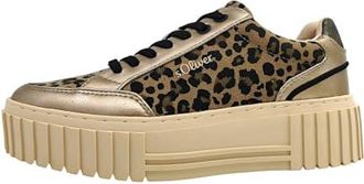 s.Oliver Baskets Basses pour Femme 5-23662-43, l&eacute;opard, 39 EU