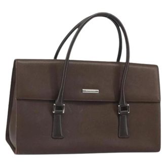 Burberry Sac &agrave; main vintage Pre-owned - Femme - Pre-owned - Brun - Taille: ONE Size