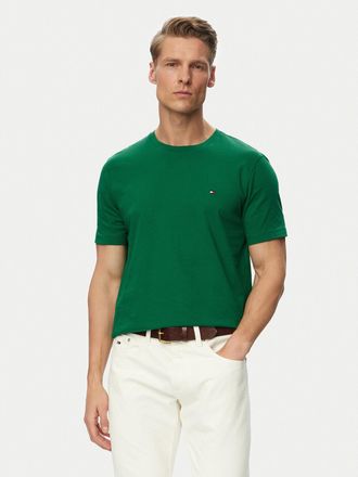Tommy Hilfiger T-Shirt Ess Seasonal MW0MW39995 Gr&uuml;n Regular Fit