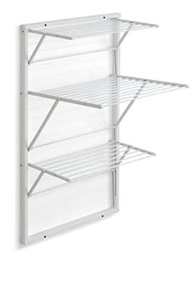 Arredamenti Italia Karim Wandw&auml;schetrockner, Holz, abschlie&szlig;bar, 16 m, wei&szlig;es Finish AR-It das Herz des Holzes