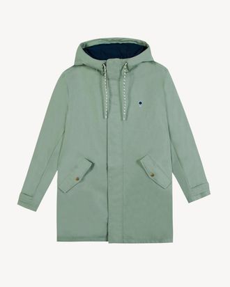 Faguo Veste vert clair coton - GRESIGNE