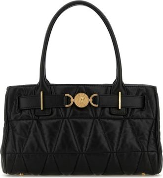 Versace Femme, Sacs, Noir, Taille: ONE Size Medium Tote Lamb Leather