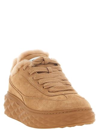 Jimmy Choo London Diamond Maxi Sneaker - Camel