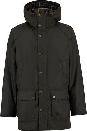 Barbour Parka Mid -L&auml;nge mit Baumwollhaube - gr&uuml;n