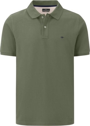 Fynch-Hatton Shirt Basic Polo, Supima dusty olive