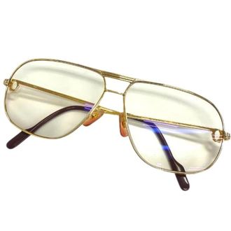 Cartier Lunettes Trinity Pre-owned - Homme - Pre-owned - Jaune - Taille: ONE Size
