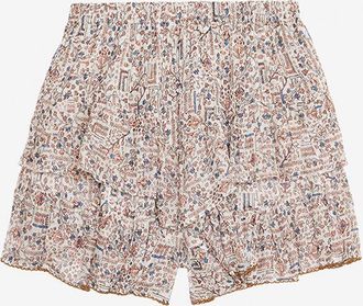 Isabel Marant Short Jocadia - Femme - &Eacute;cru - Taille 40 - Marant &Eacute;toile