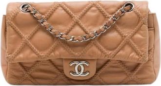 Chanel Pre-owned Vintage Quilted Shoulder Bag - - Pre-owned - Damen - Braun - ONE SIZE