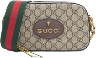 Gucci Sac bandouli&egrave;re GG Supreme Pre-owned - Femme - Pre-owned - Beige - Taille: ONE Size