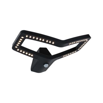 Paulmann 94795 LED Au&szlig;enwandleuchte Alara Bewegungsmelder IP44 eckig 375x270mm 3000K 10W 600lm 230V Anthrazit Metall