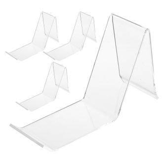 NUOBESTY 4 St&uuml;ck Transparentes Schuhdisplay aus Hochwertigem Pmma Stabiler Schuhhalter f&uuml;r Damen Herrenschuhe Praktisches Schuhregal f&uuml;r Tisch und Gesch&auml;ft Pla