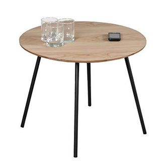 Weber Industries Lyra Couchtisch, buchenholz, 55 cm de diamètre