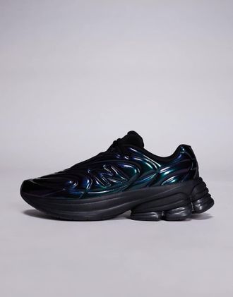 New Balance 5030 - Baskets avec d&eacute;tails iris&eacute;s - Noir