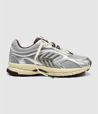 Mercer Amsterdam Baskets Homme The Re-Run Evo Silver Red Silver