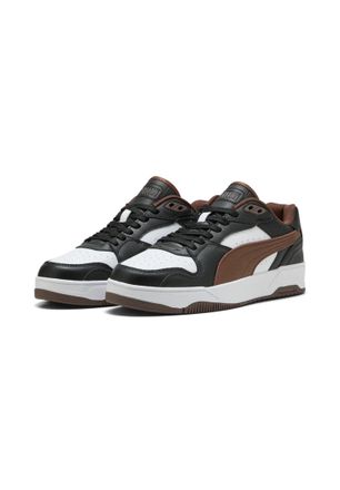 Puma Puma Rbd Break Low Unisex-Sneaker f&uuml;r Erwachsene, Schwarz, Kastanienbraun, Wei&szlig;, Gr&ouml;&szlig;e 40,5, Puma Schwarz, Kastanienbraun, Puma Wei&szlig;, 40.5 EU
