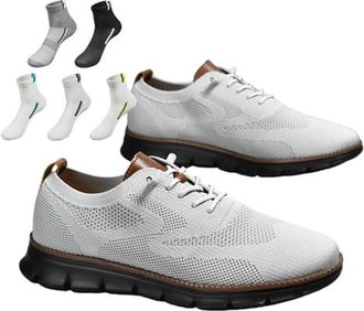 Generic Baskets Oxford en maille pour homme - L&eacute;g&egrave;res et d&eacute;contract&eacute;es - Pour la marche, le tennis, la conduite - Pour le travail, les voyages et les trajets 