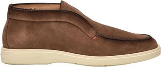 Santoni Homme, Chaussures, Brun, Taille: 39 1/2 EU Polacchino en Daim