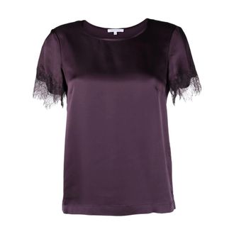 Patrizia Pepe Essential T-Shirt Art. 8C0575A100 - - Tops - Damen - Lila - M