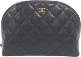 Chanel Sac pochette vintage doccasion - Femme - Pre-owned - Noir - Taille: ONE Size