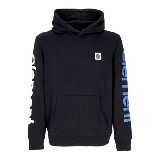 Element Schwarzer Hoodie mit K&auml;ngurutasche - - Sweatshirts & Hoodies - Herren - Schwarzk - XS