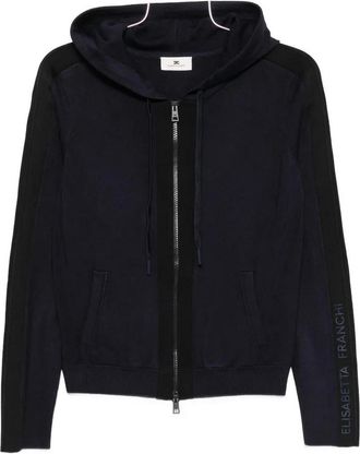 Elisabetta Franchi Rundhalspullover - Blau