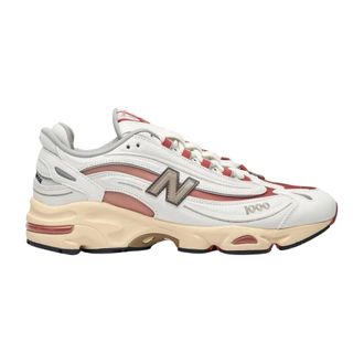 New Balance Panel-Sneakers mit Logo-Stickerei - - Shoes - Herren - Wei&szlig; - 42 1/2 EU
