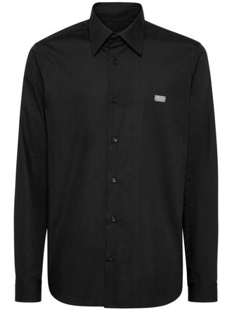 Philipp Plein chemise Skull & Bones - Noir