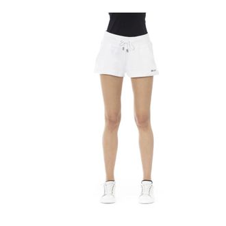 Just Cavalli Strandbekleidung Shorts - Felpa Elastischer Bund - - Shorts - Damen - Wei&szlig; - L