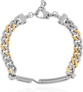 Diesel Homme, Accessoires, Gris, Taille: ONE Size Bracelet avec logo grav&eacute;