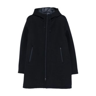 Herno Langer Parka aus 3-Lagen-Scuba - - Coats - Herren - Blau - XL
