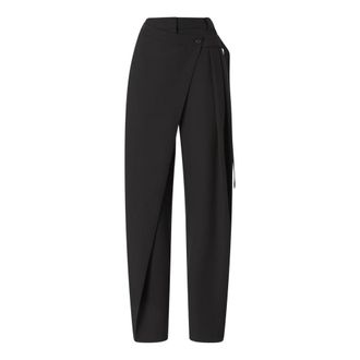 Pinko Wickelhose mit weitem Bein - - Trousers - Damen - Schwarzk - XS