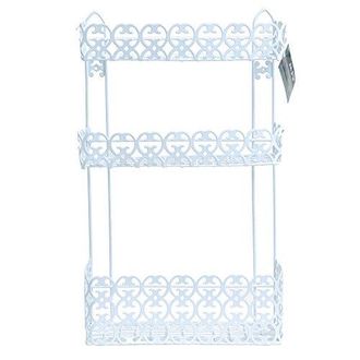 MSV Bad Regal Agadir Eckregal Duschregal - 3-St&ouml;ckig - 30x51x10,5cm Nostalgie